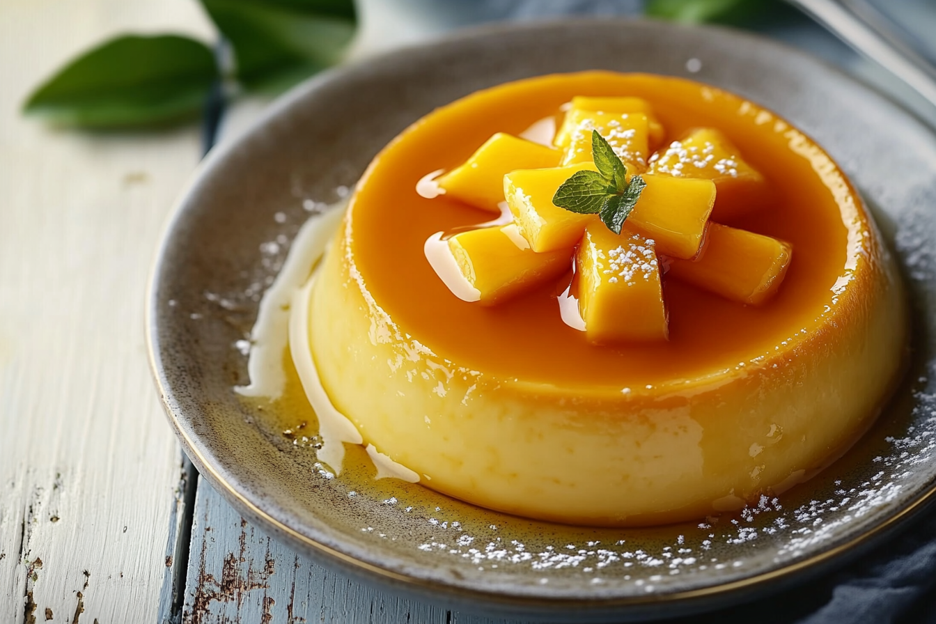 Silky Mango Flans: A Tropical Twist on Classic Flan