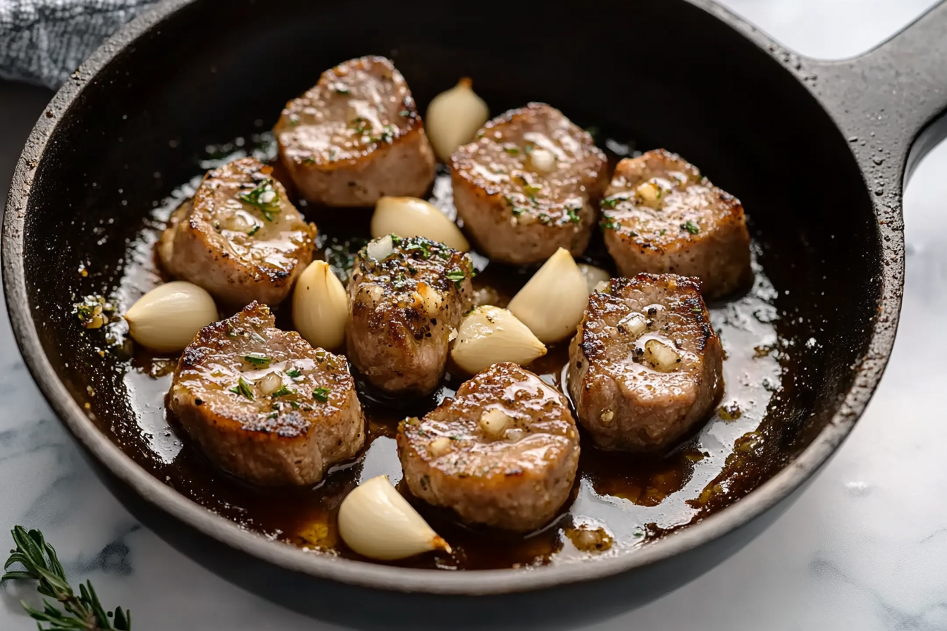 Garlic Butter Steak Bites Recipe : Easy and Juicy.