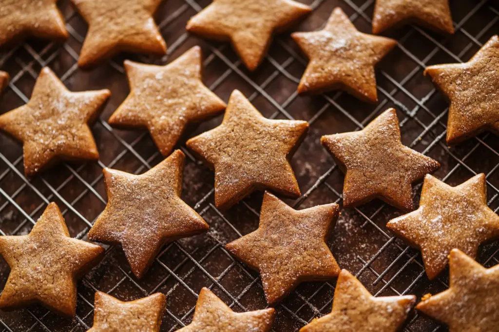 Gingerbread Star Cookies