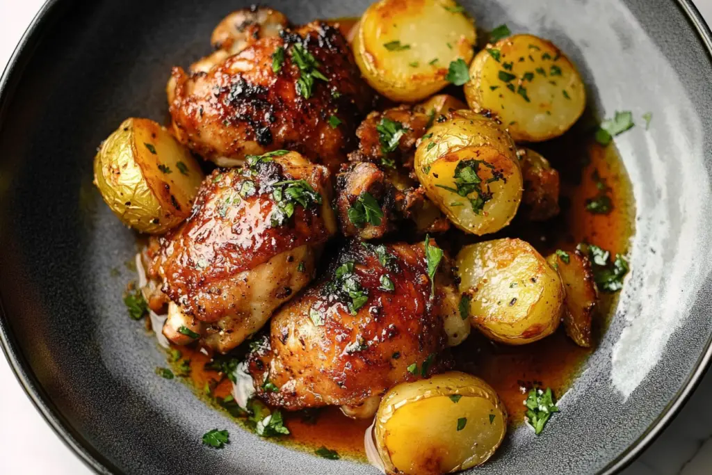 Chicken Thighs with Potatoes
