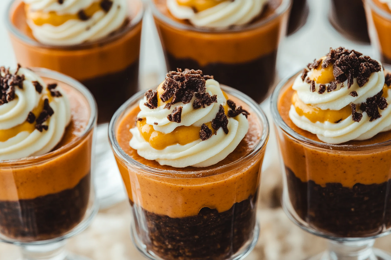 Pumpkin Patch Pudding Cups