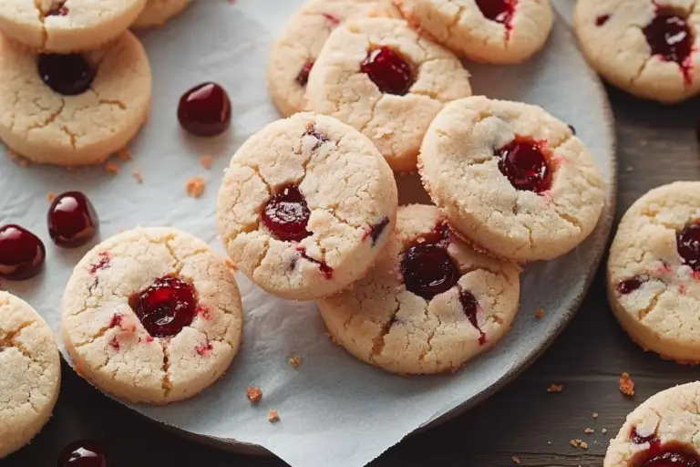 Cherry Icebox Cookies