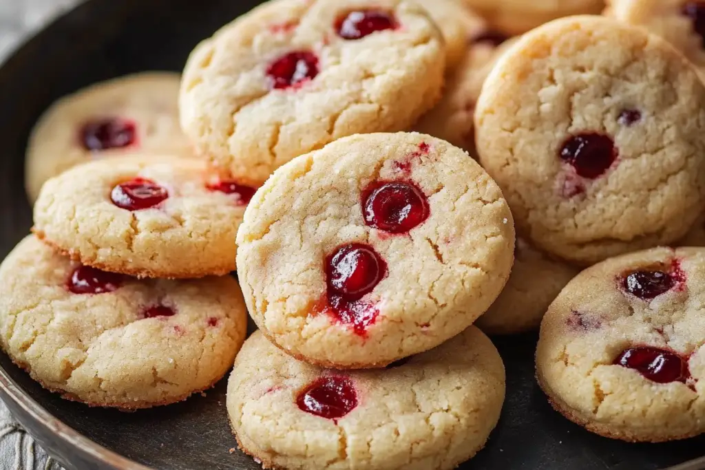 Cherry Icebox Cookies