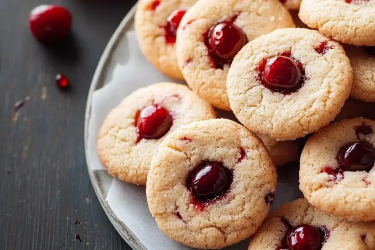 Cherry Icebox Cookies
