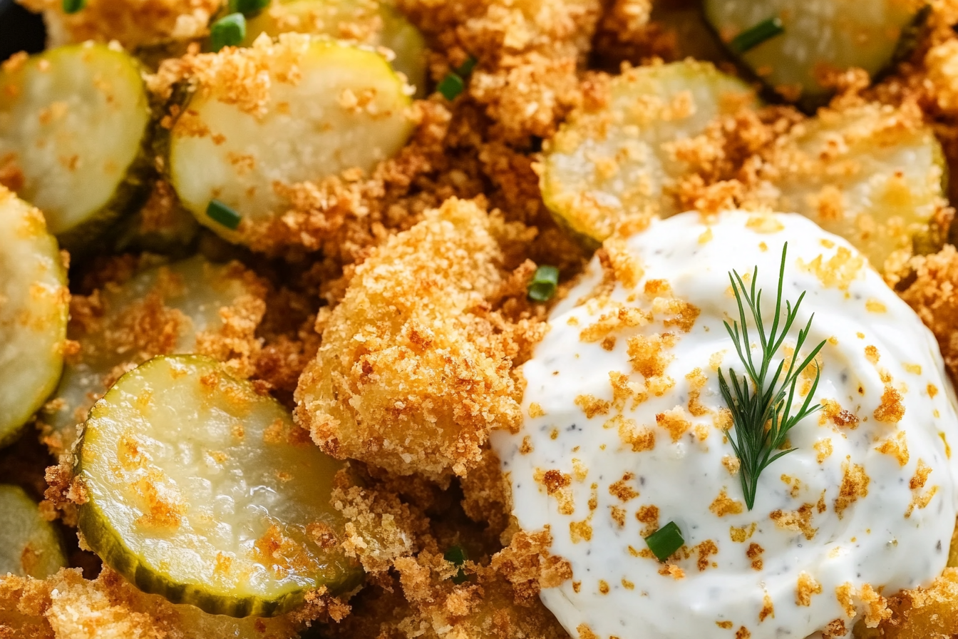 Higher Protein Fried Pickle Dip